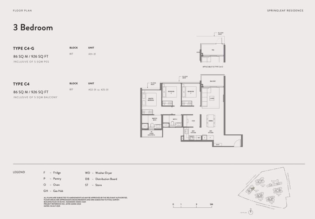 Floor Plan – Springleaf Residence